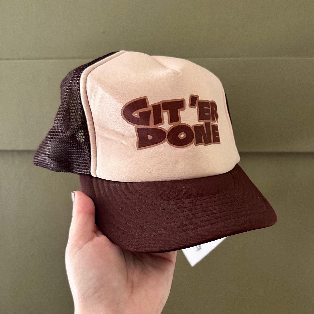 Git ‘Er Done Trucker Hat One size fits all Great... - Depop