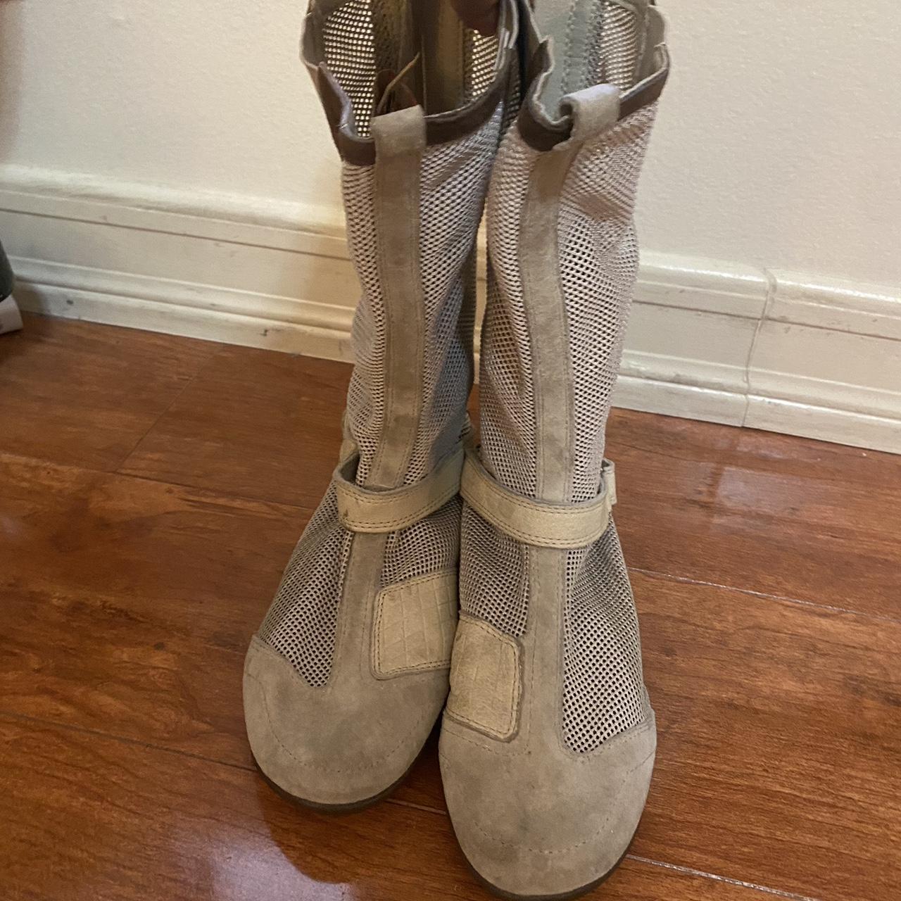 Insane vintage puma boxing boot / shoes. Fully mesh... - Depop