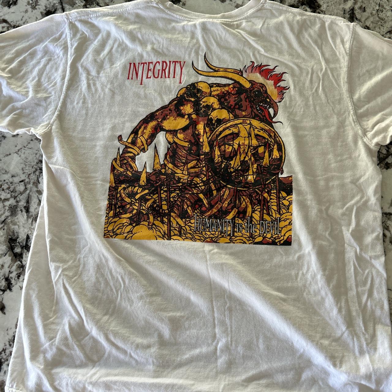 Integrity humanity is the devil shirt xl Minor... - Depop