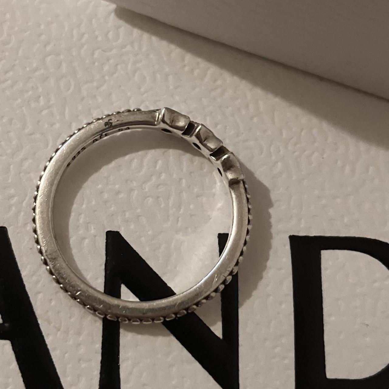 Pandora ring Few scratches and marks on one side as... - Depop