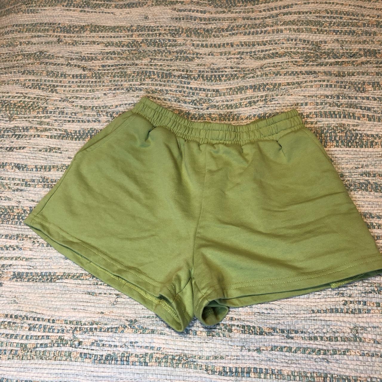 Shein green casual lounging shorts. Size... - Depop