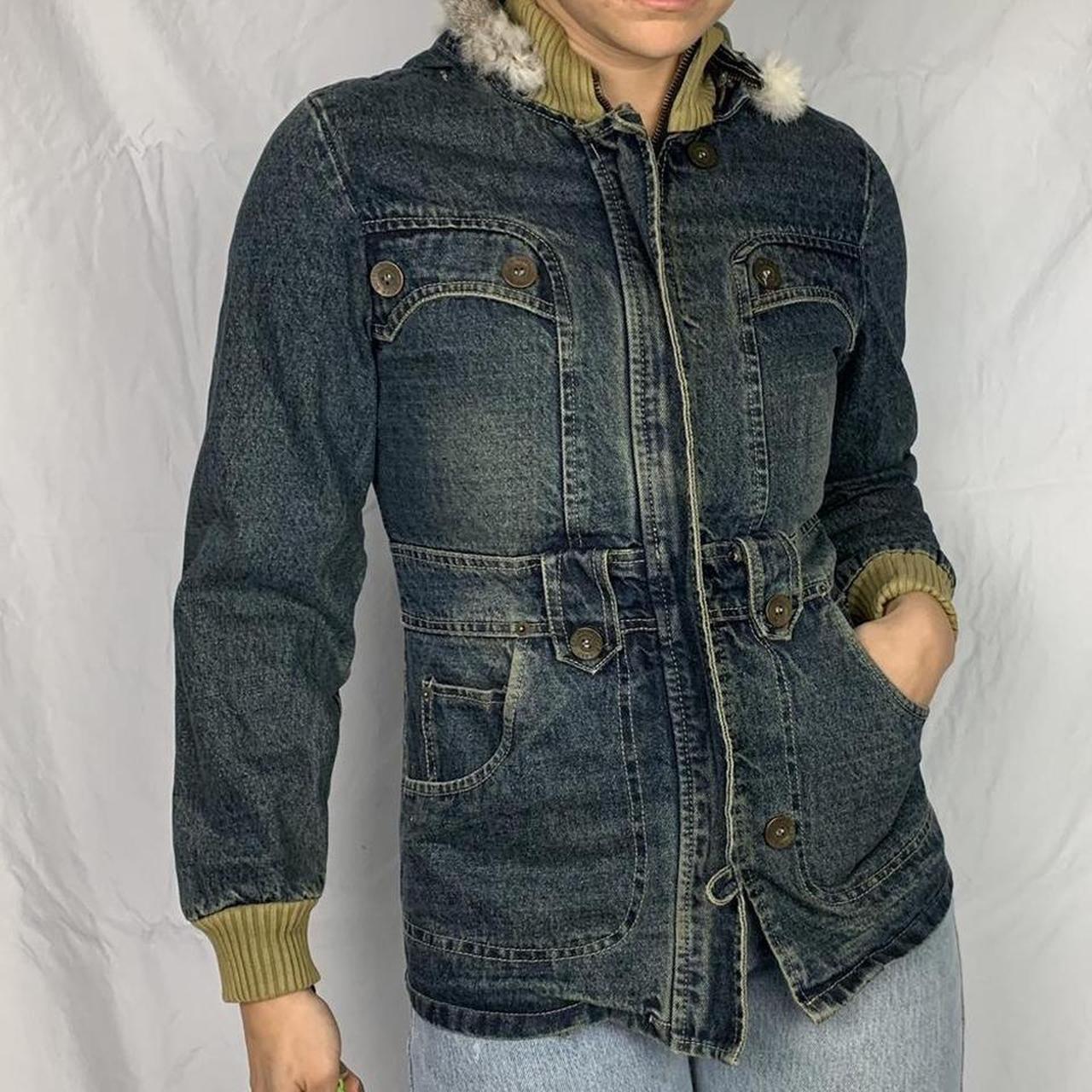 Vintage Structured jean jacket! 🤎About the item:... - Depop