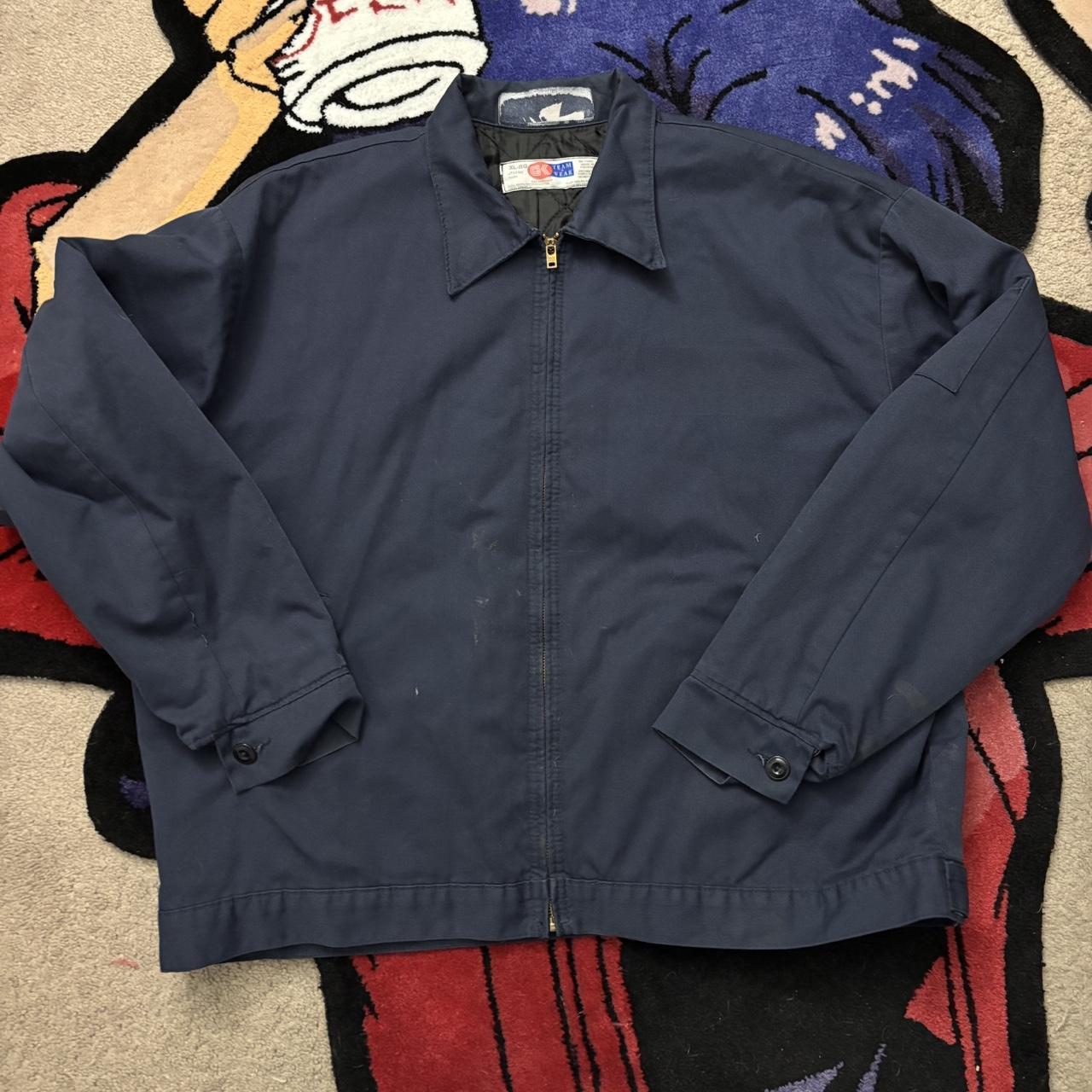 detroit work jacket got some stains could probably... - Depop