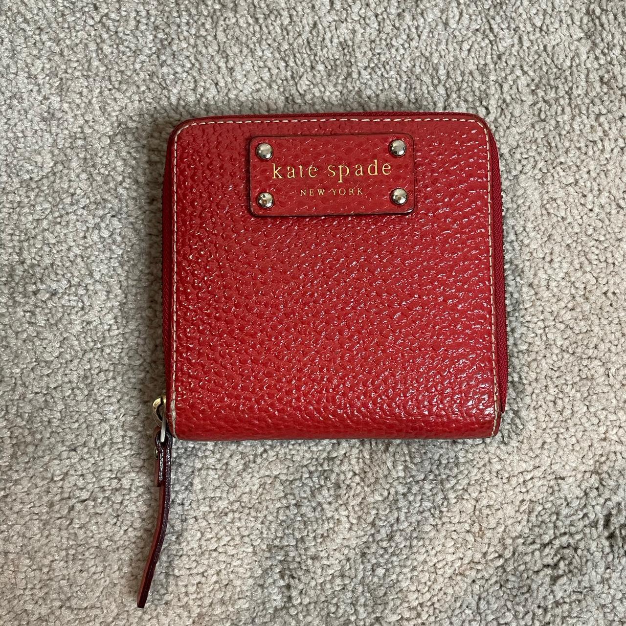 Kate Spade Red Leather Wallet Kate Spade wallet.... | Depop