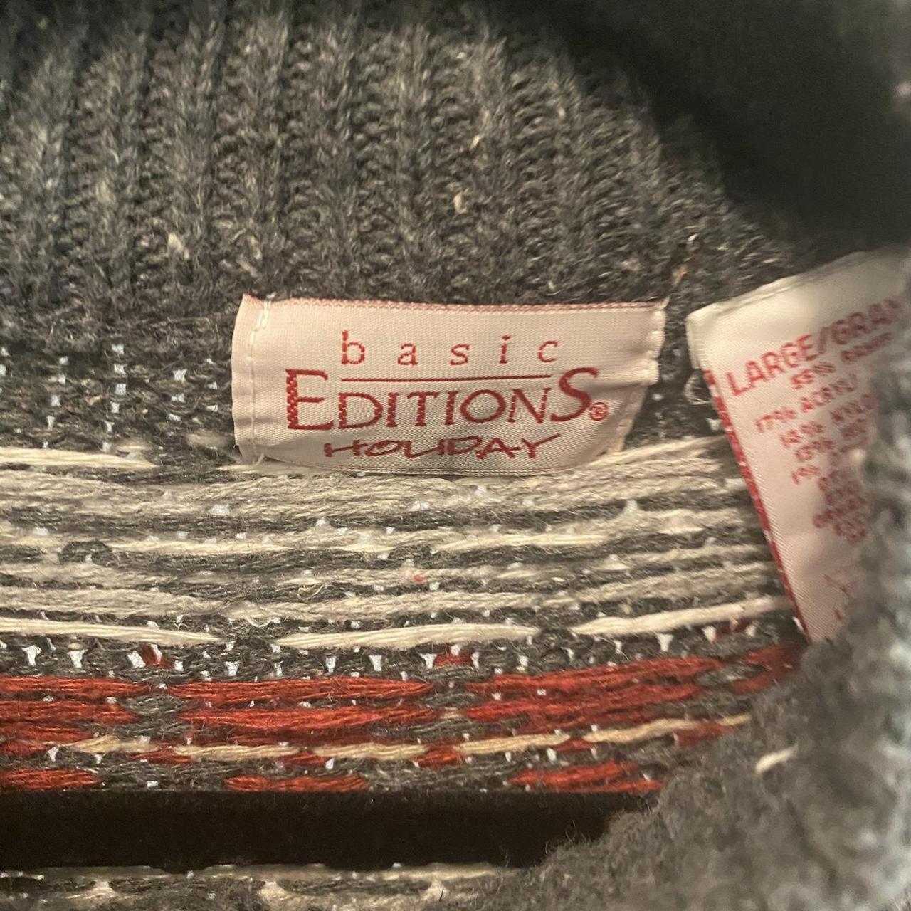 Basic Editions Holiday Jacket Size large Good... - Depop