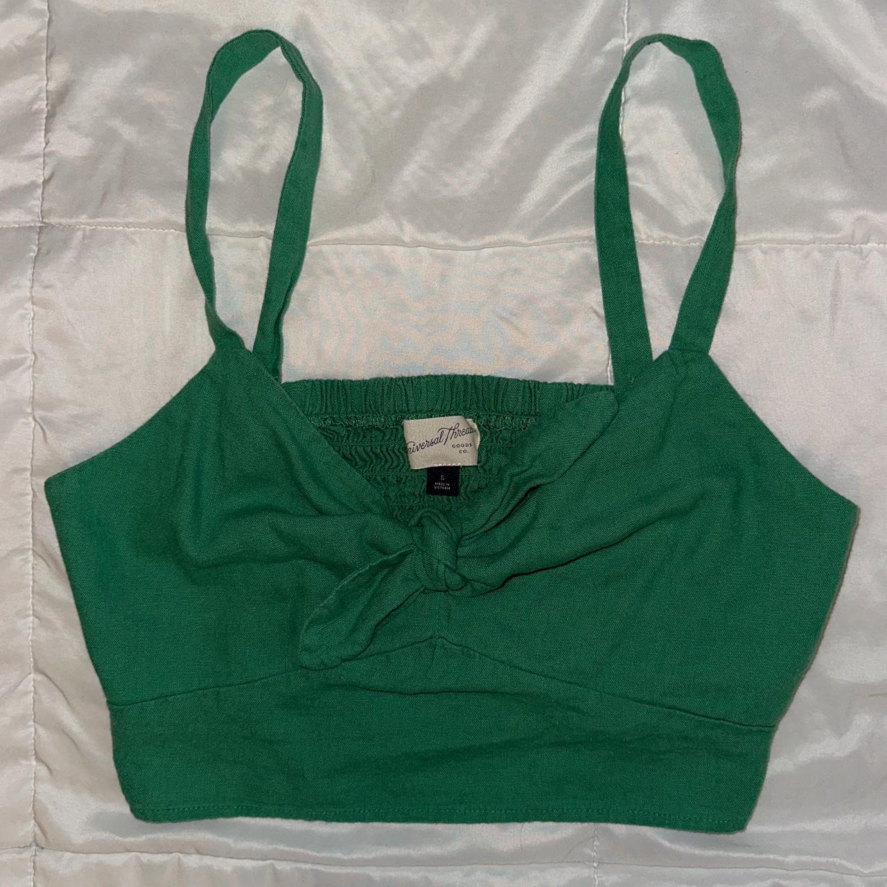 Universal Threads crop top with tie -NO PAYPAL... - Depop