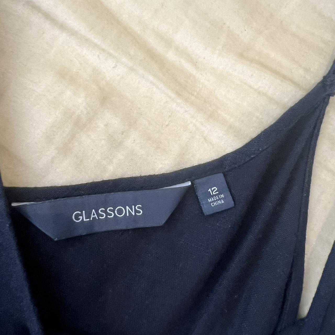 Glassons Linen Summer Black Dress. Size 10. - Depop