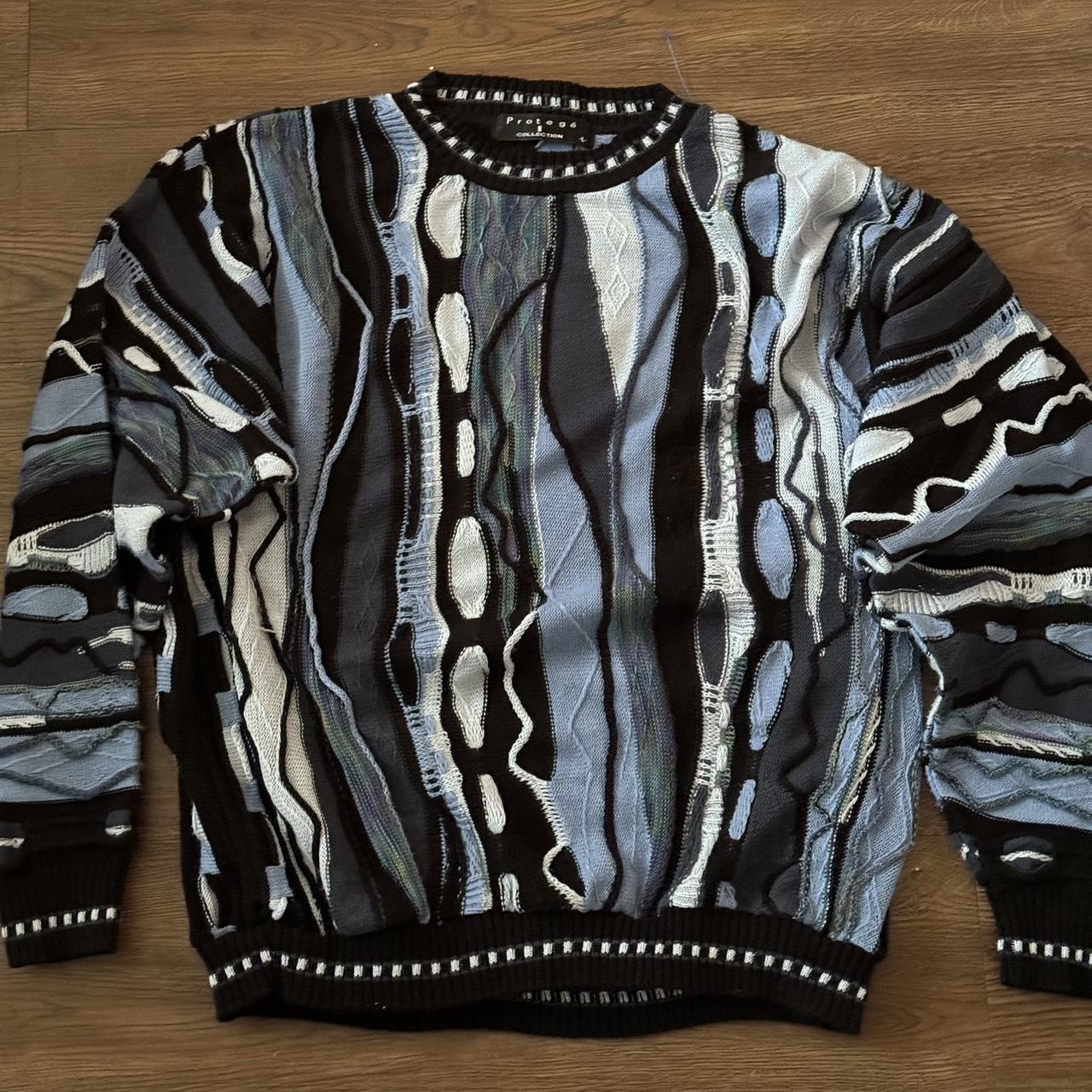 Vintage coogi style sweater in great condition... - Depop