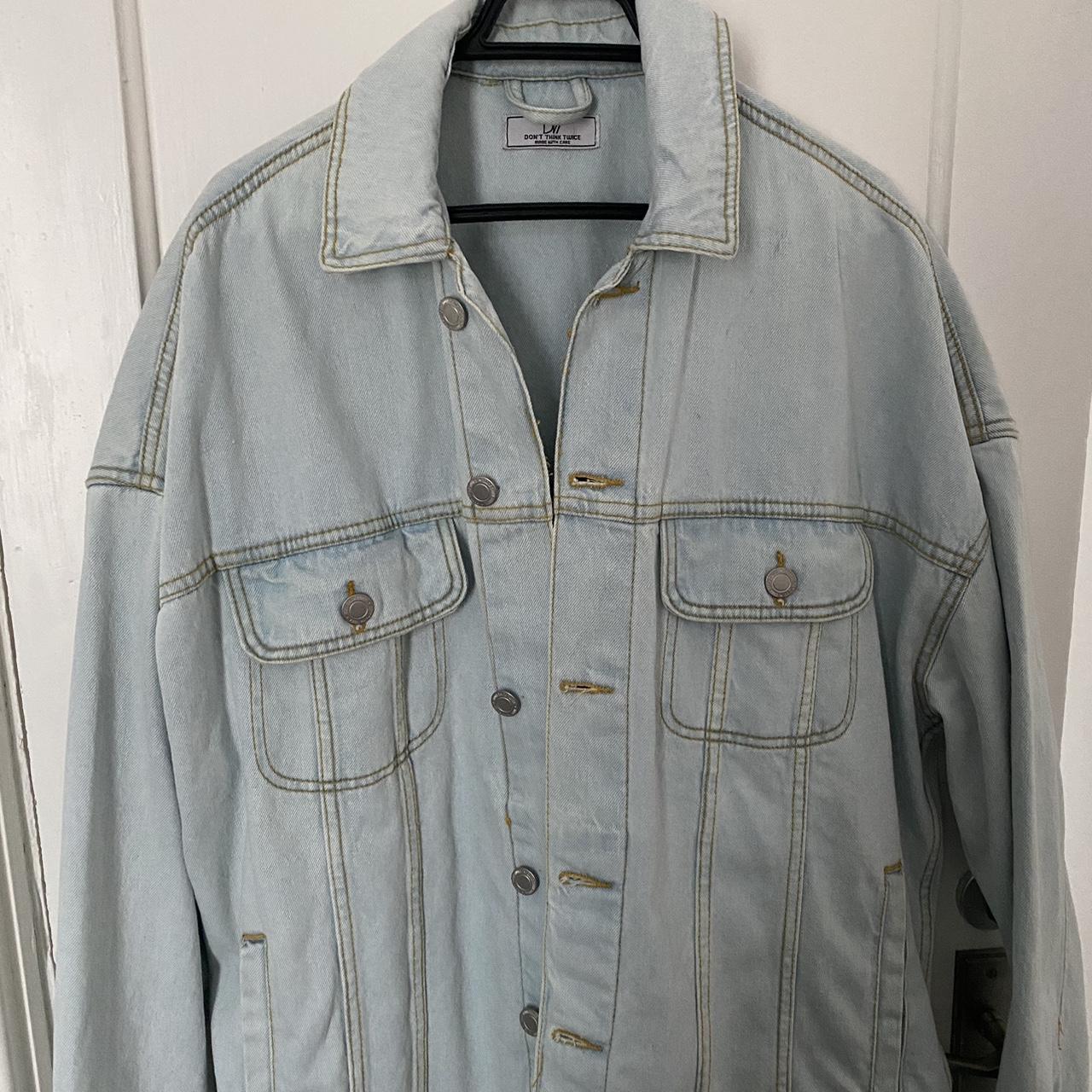 Asos Oversized light blue denim jacket , great fit ,... - Depop
