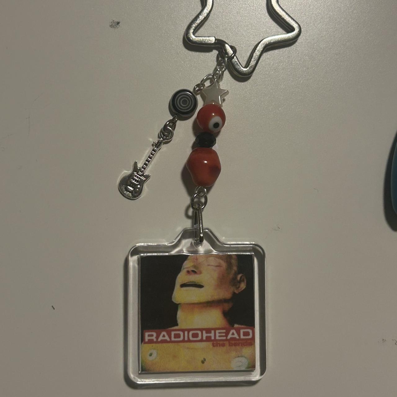 radiohead the bends album keychain🎸 4x4 frame made w... | Depop