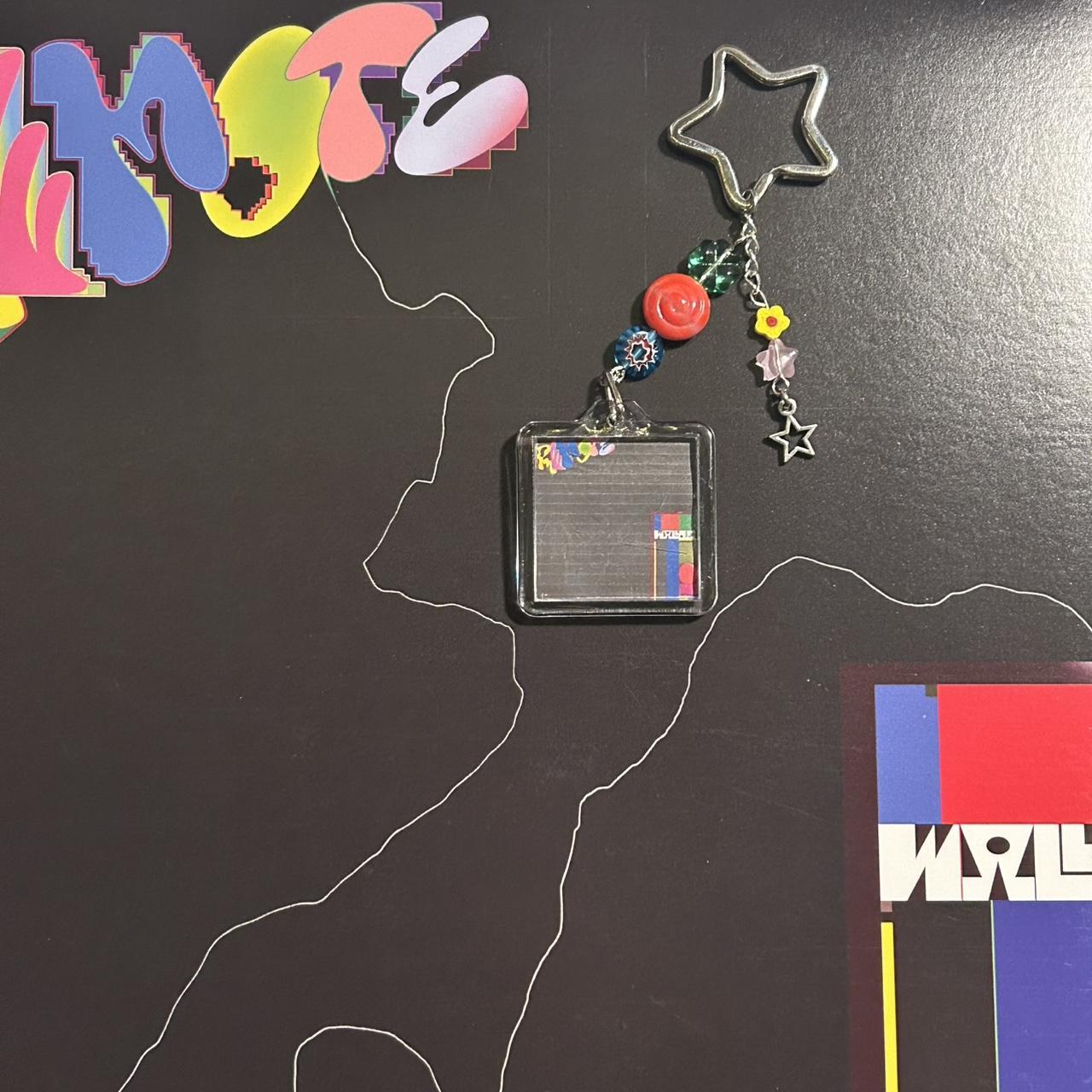 wallows remote ep keychain!! made w glass beads and... | Depop