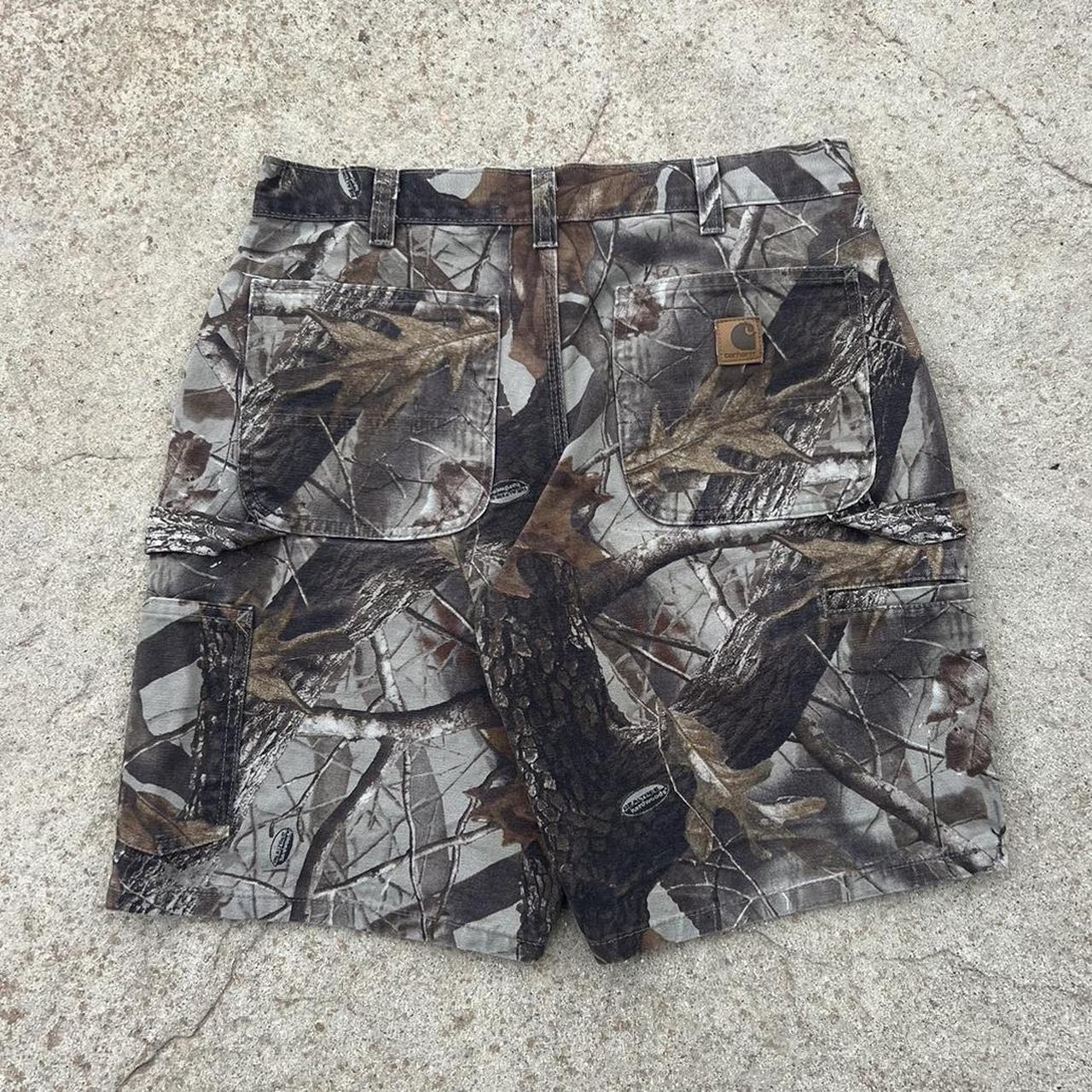 Vintage Carhartt Realtree carpenter shorts | Size... - Depop