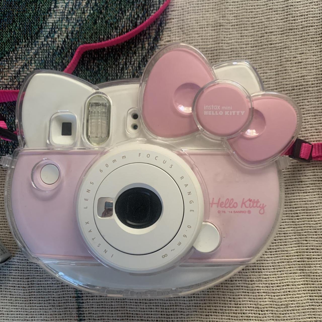 Hello Kitty fujifilm instax camera Comes with clear... - Depop