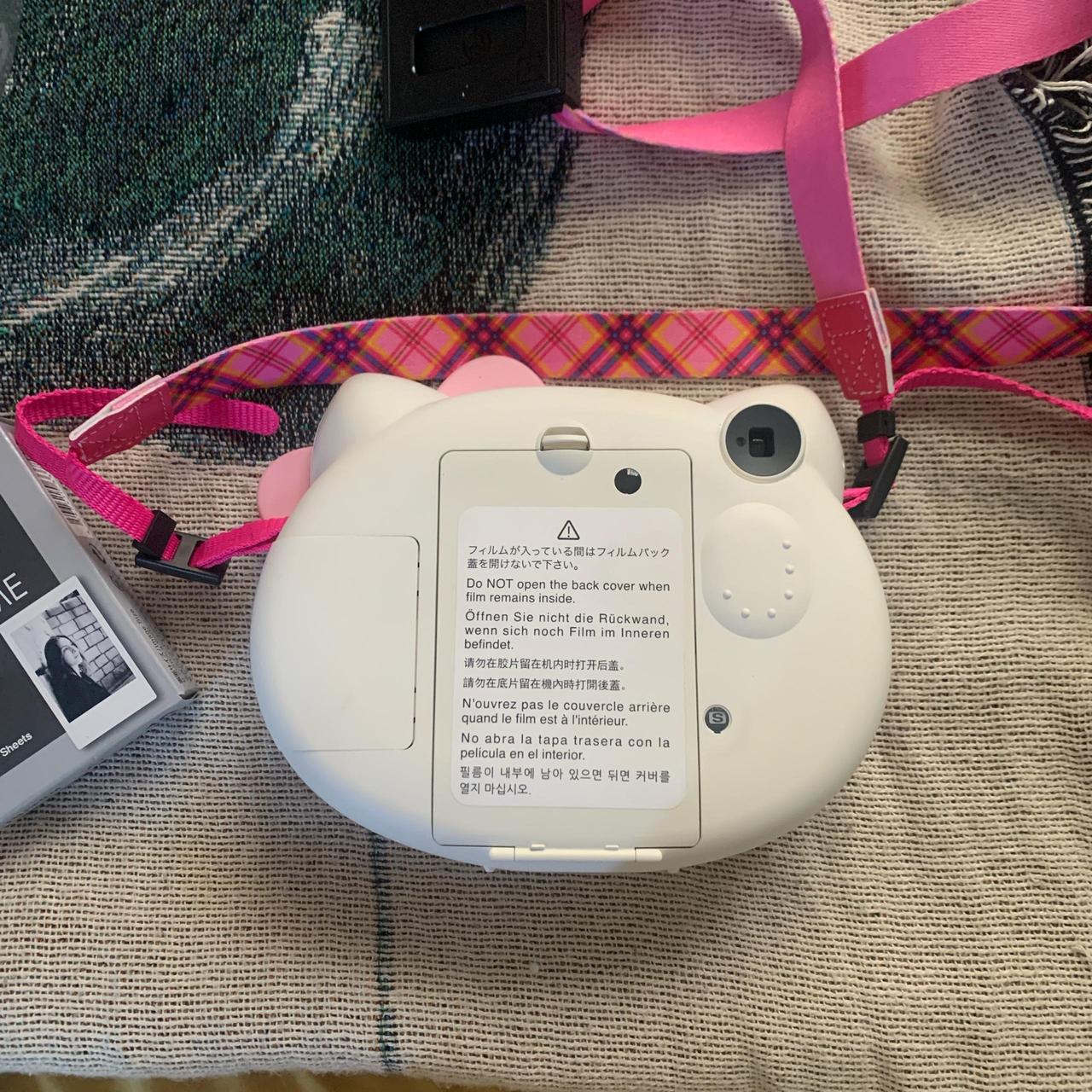 Hello Kitty fujifilm instax camera Comes with clear... - Depop