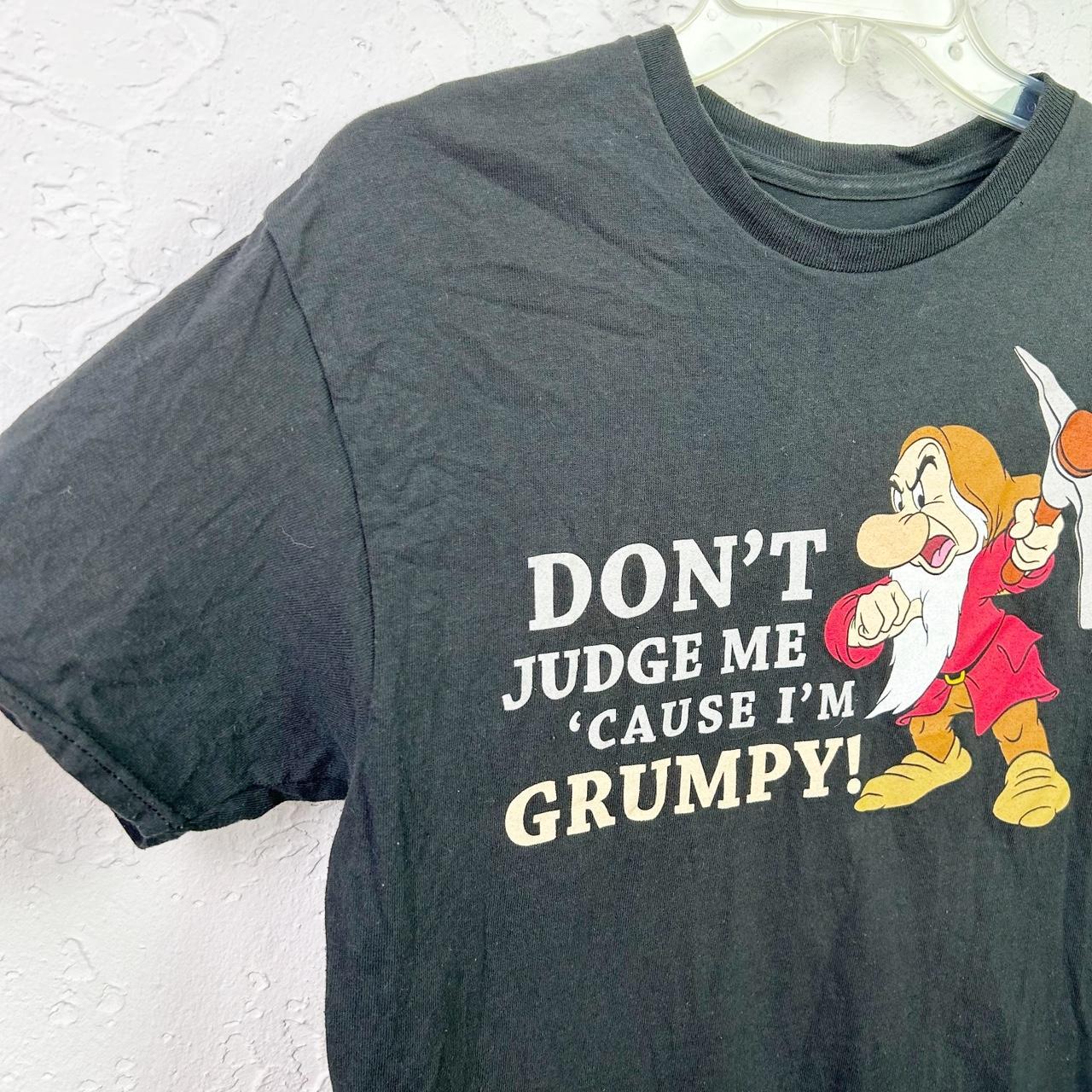 Disney Snow White Grumpy Graphic T-shirt Size Medium... - Depop
