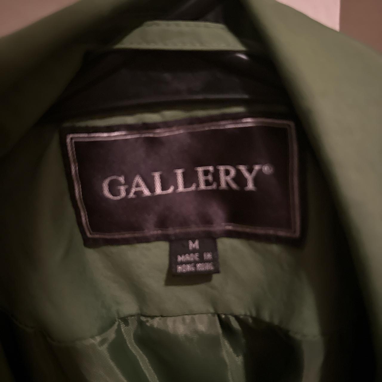 Long green jacket - Depop