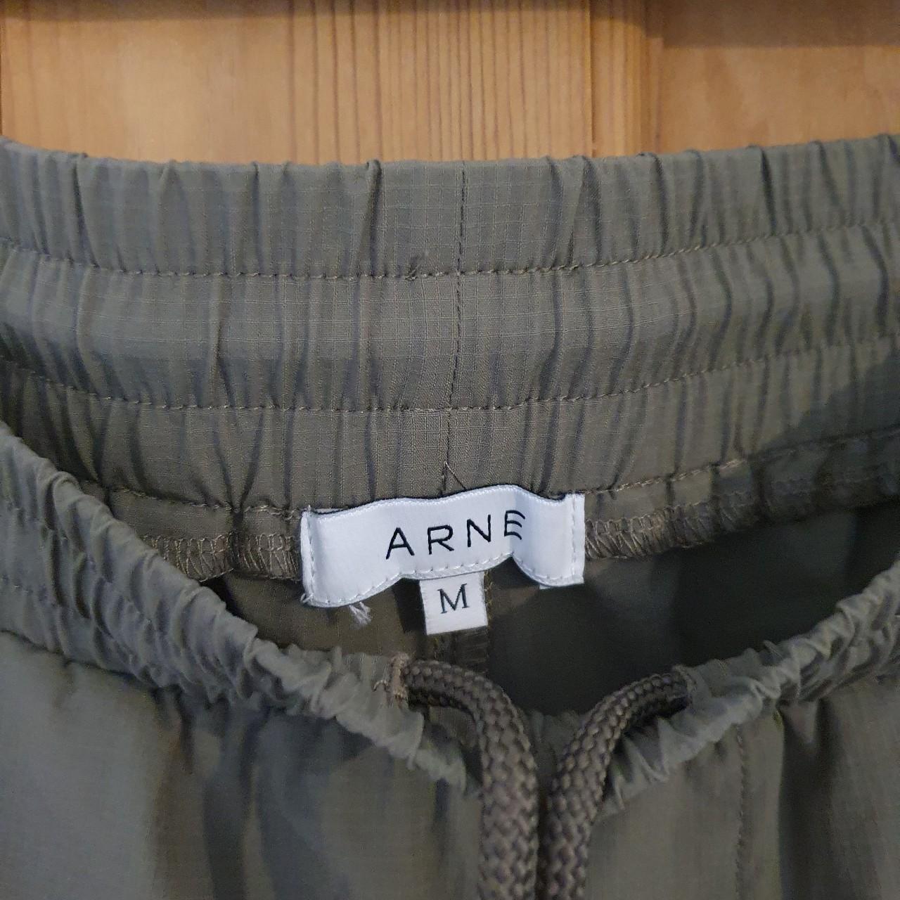 Arne Clo Cargo pants Size M Olive green Pocket... - Depop