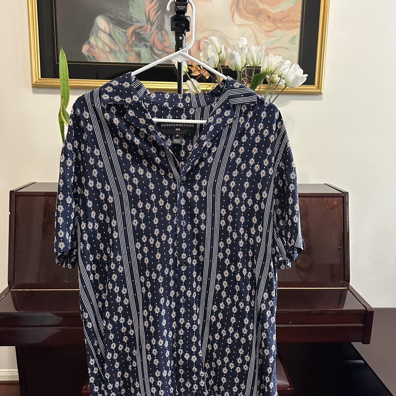 Good For Nothing Button Up Short Sleeve Size... - Depop