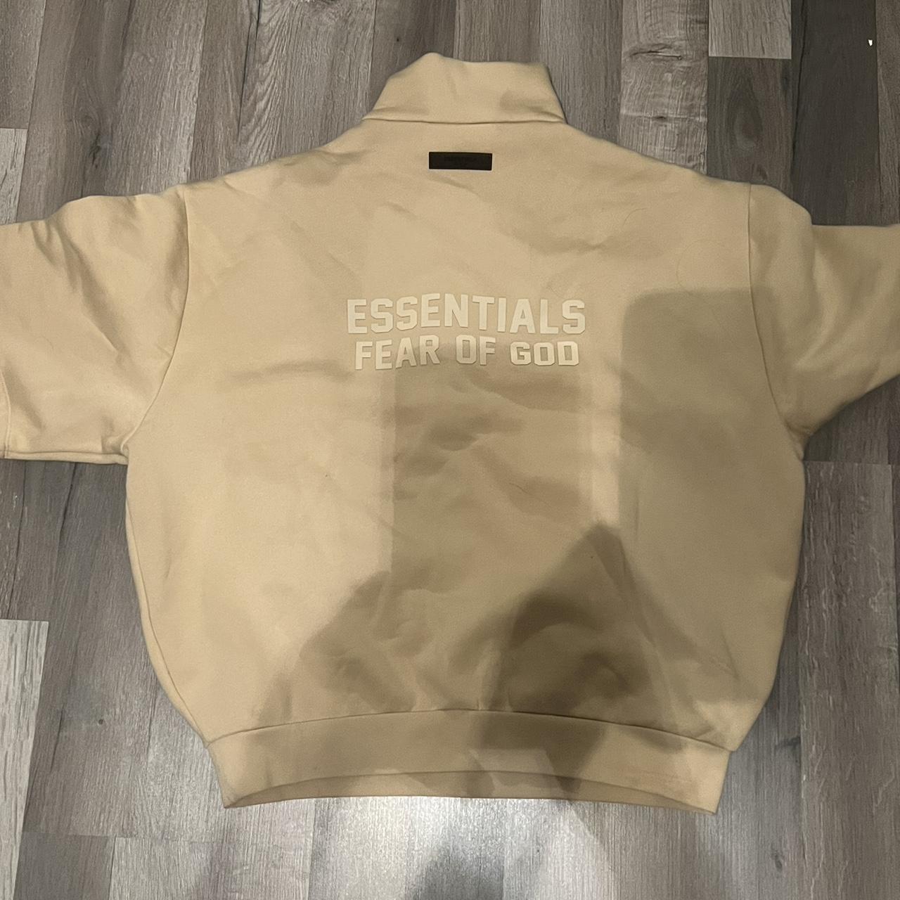 ESSENTIALS mid sleeve zip up size L send in... - Depop