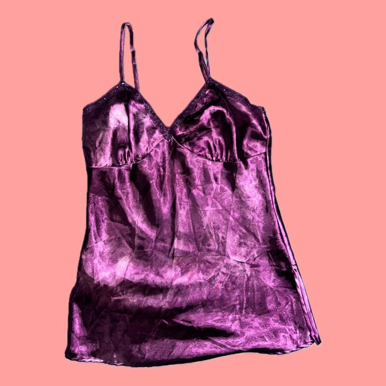 y2k 2000s purple top great condition very soft and... - Depop