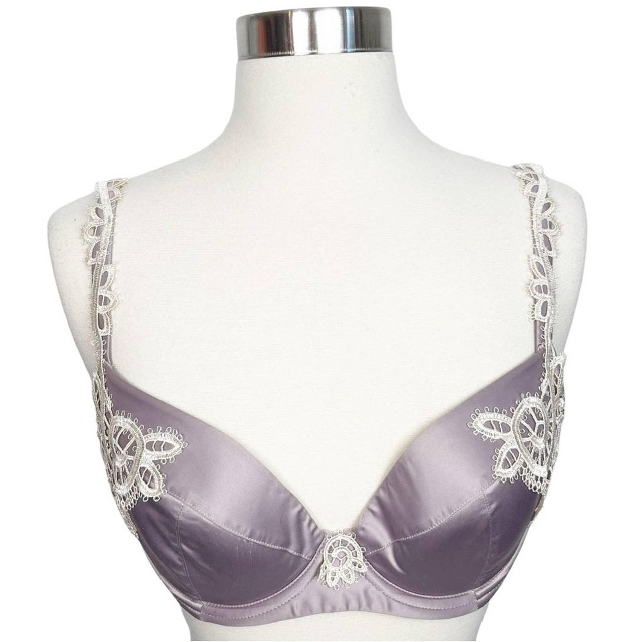 Masquerade (Harlequin) Amira Plunge Satin & Lace... - Depop
