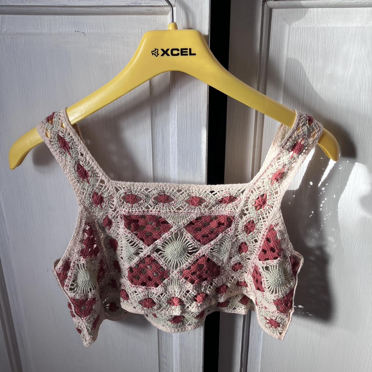Hand made crochet top from independent boutique in... - Depop