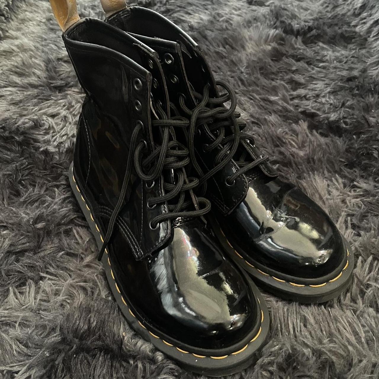 Dr. Martens pvc boots excellent condition worn only... - Depop