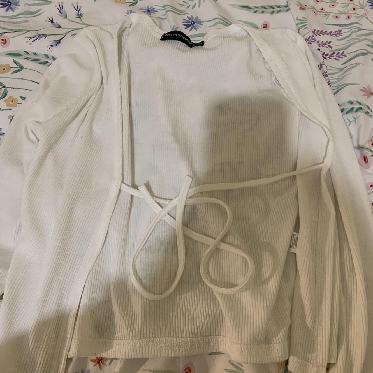 Cute plt tie cardigan☁️ Perfect for spring and summer! - Depop