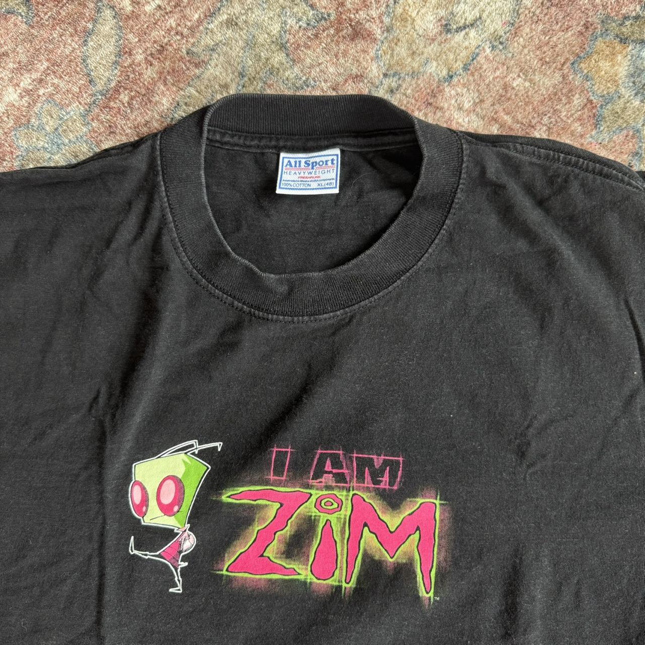 2002 Invader Zim ‘I AM ZIM’ Promo Tee - super rare... | Depop