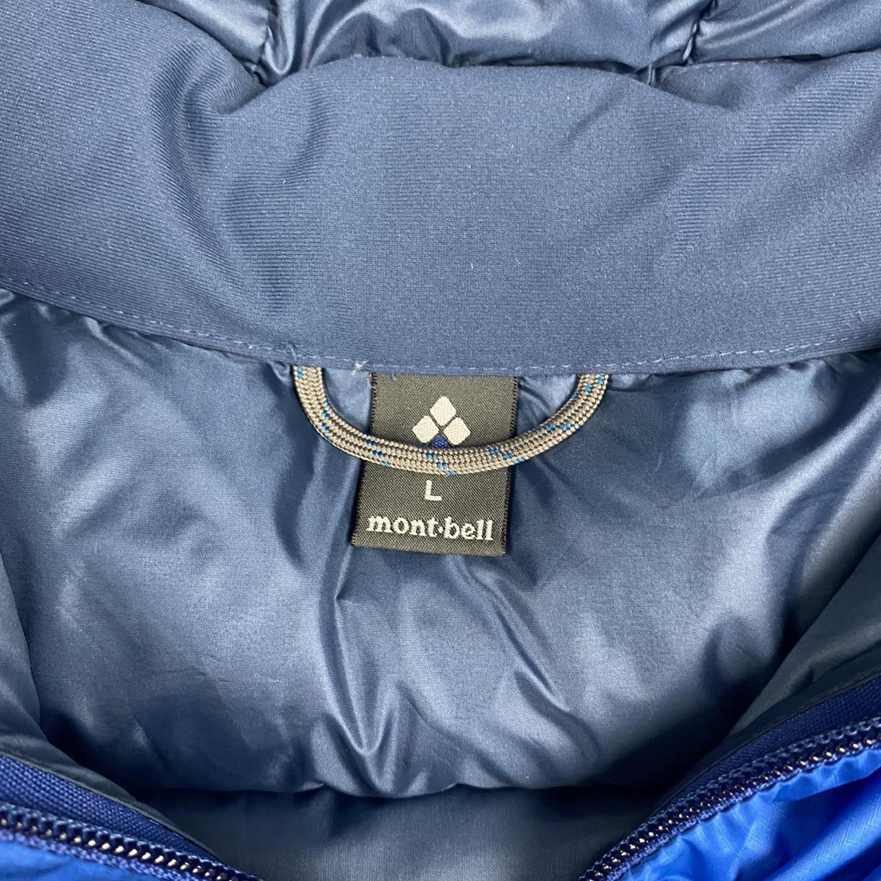 Montbell Superior Down Puffer Blue with logo to... - Depop