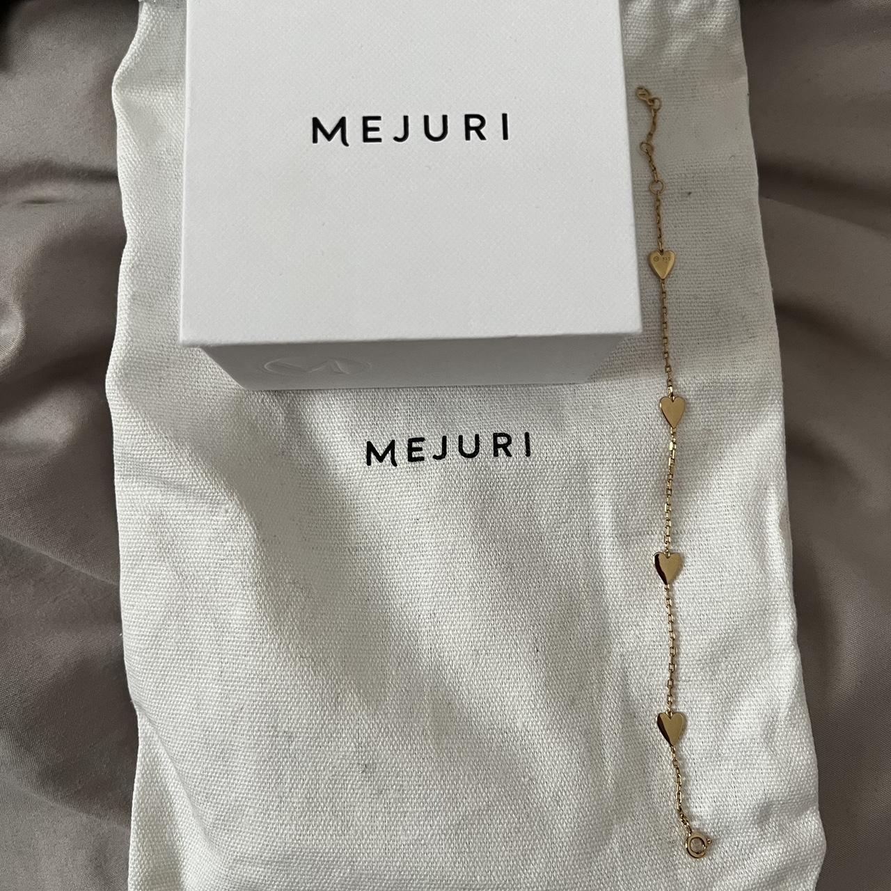 mejuri heart station bracelet brand new rrp... - Depop