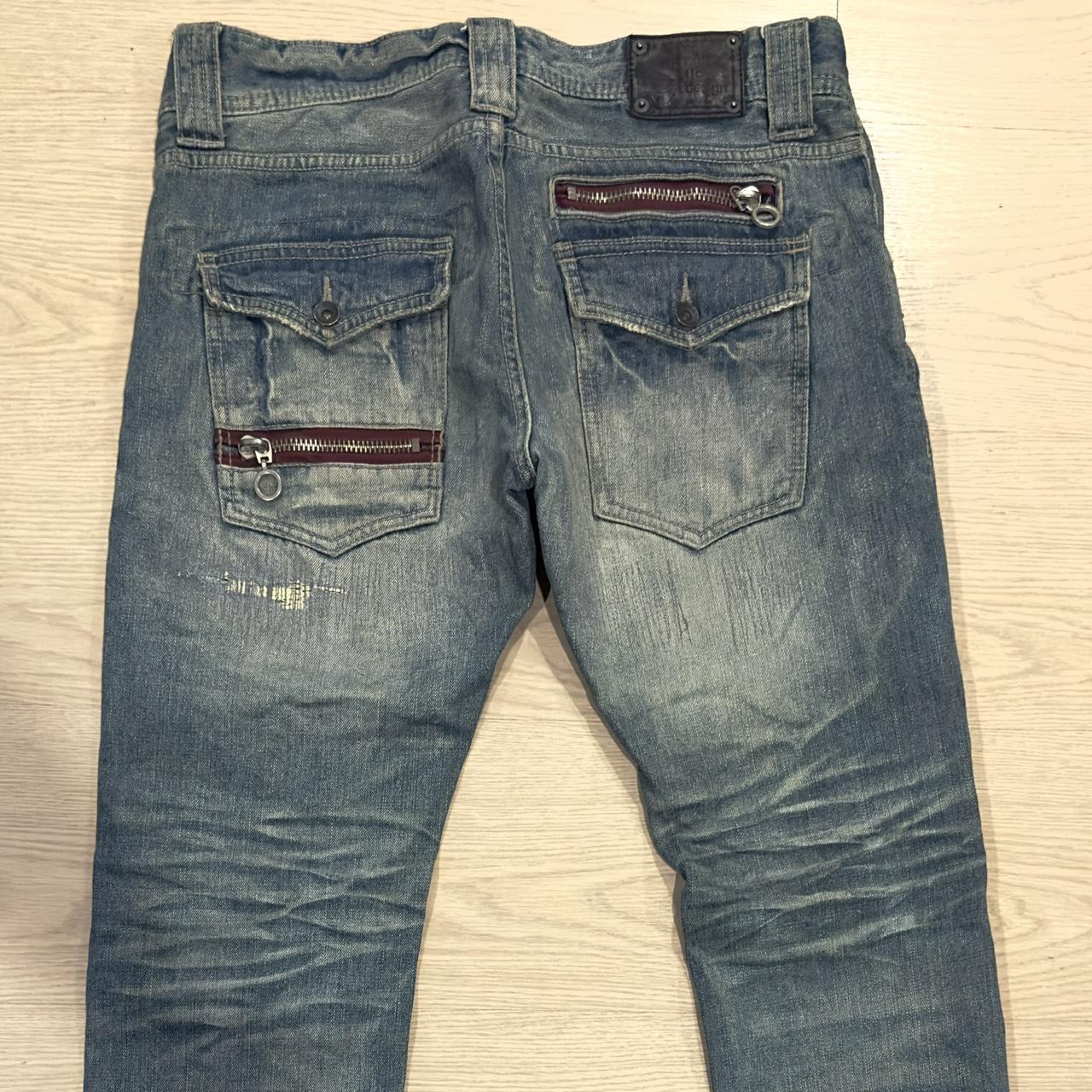 Semantic Design Faded & Distressed Denim Jeans size... - Depop