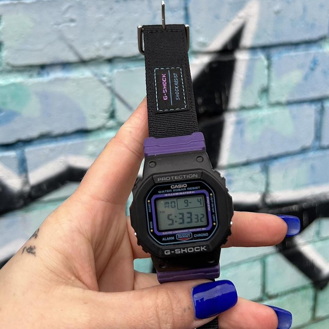 Casio G Shock chunky watch DW-5600THS - buckle... - Depop