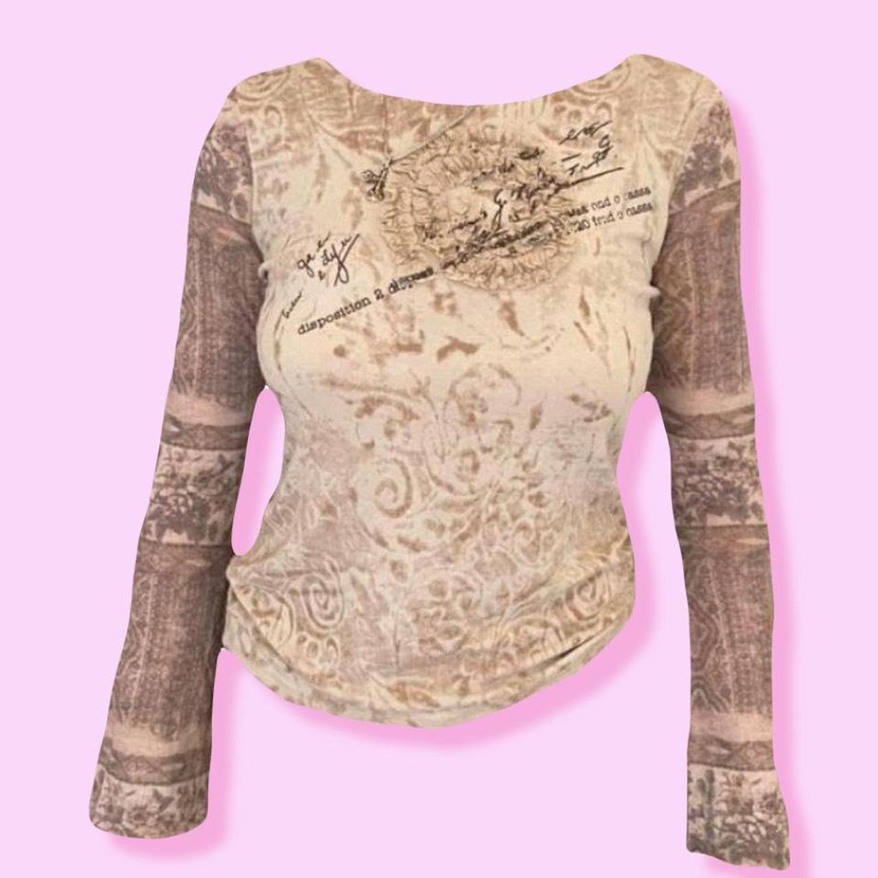 Women's Cream Top | Depop