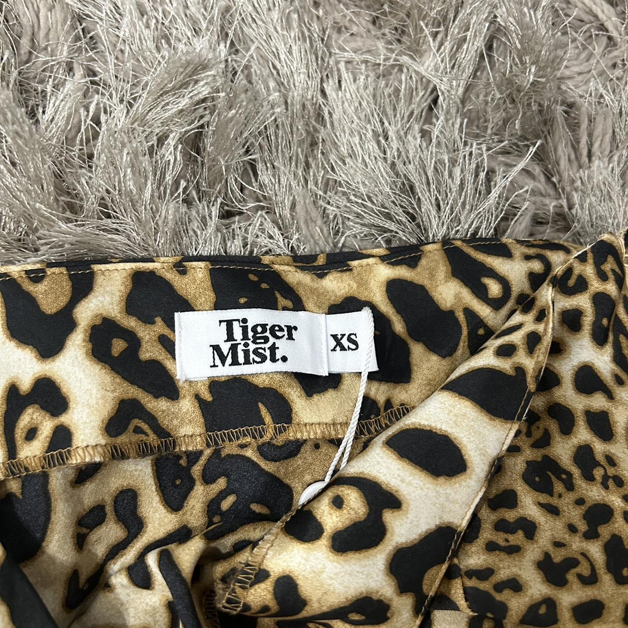 TIGERMIST cheetah ruched detail skirt. Length is... | Depop