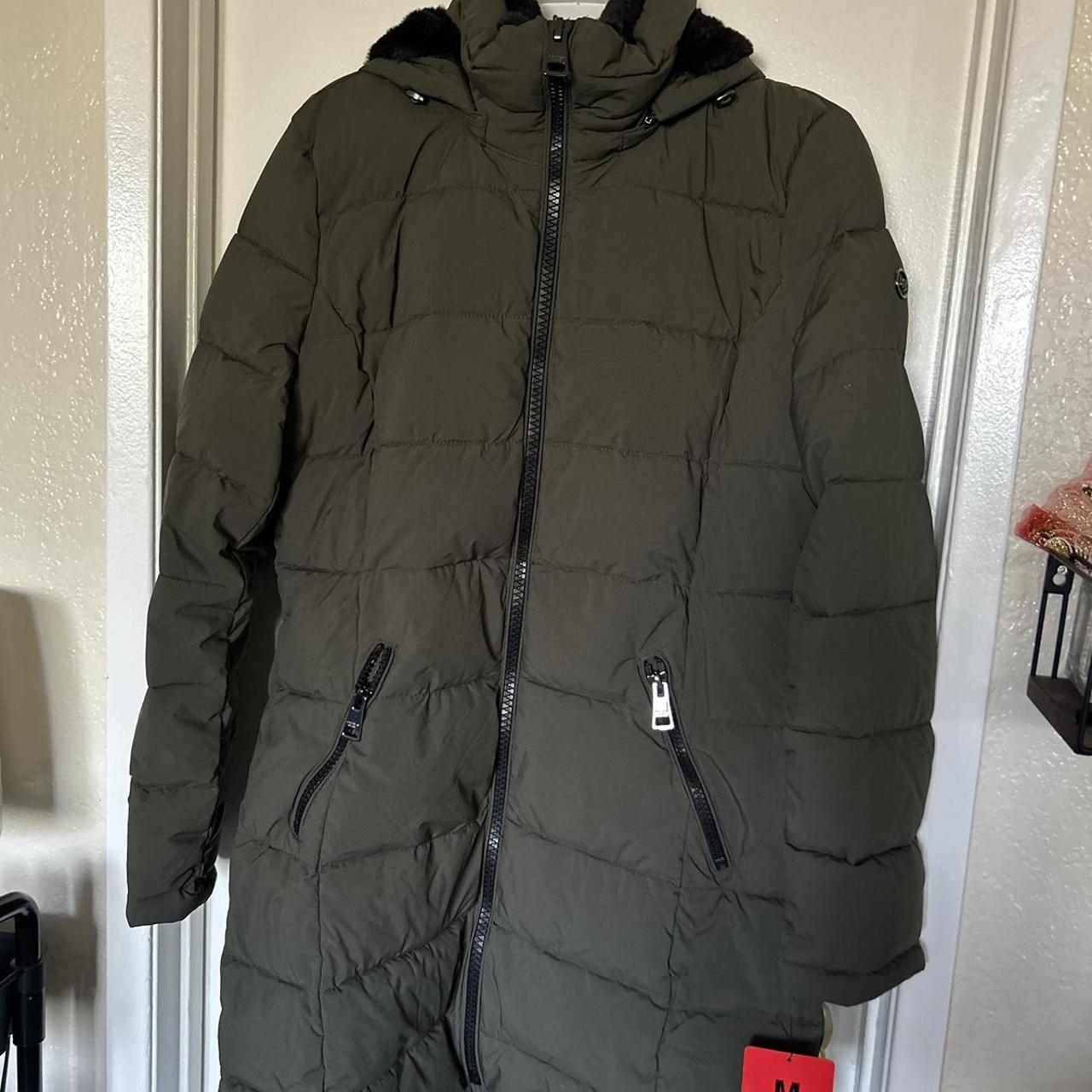 Long green Andrew Marc thermo warmth parka - Depop
