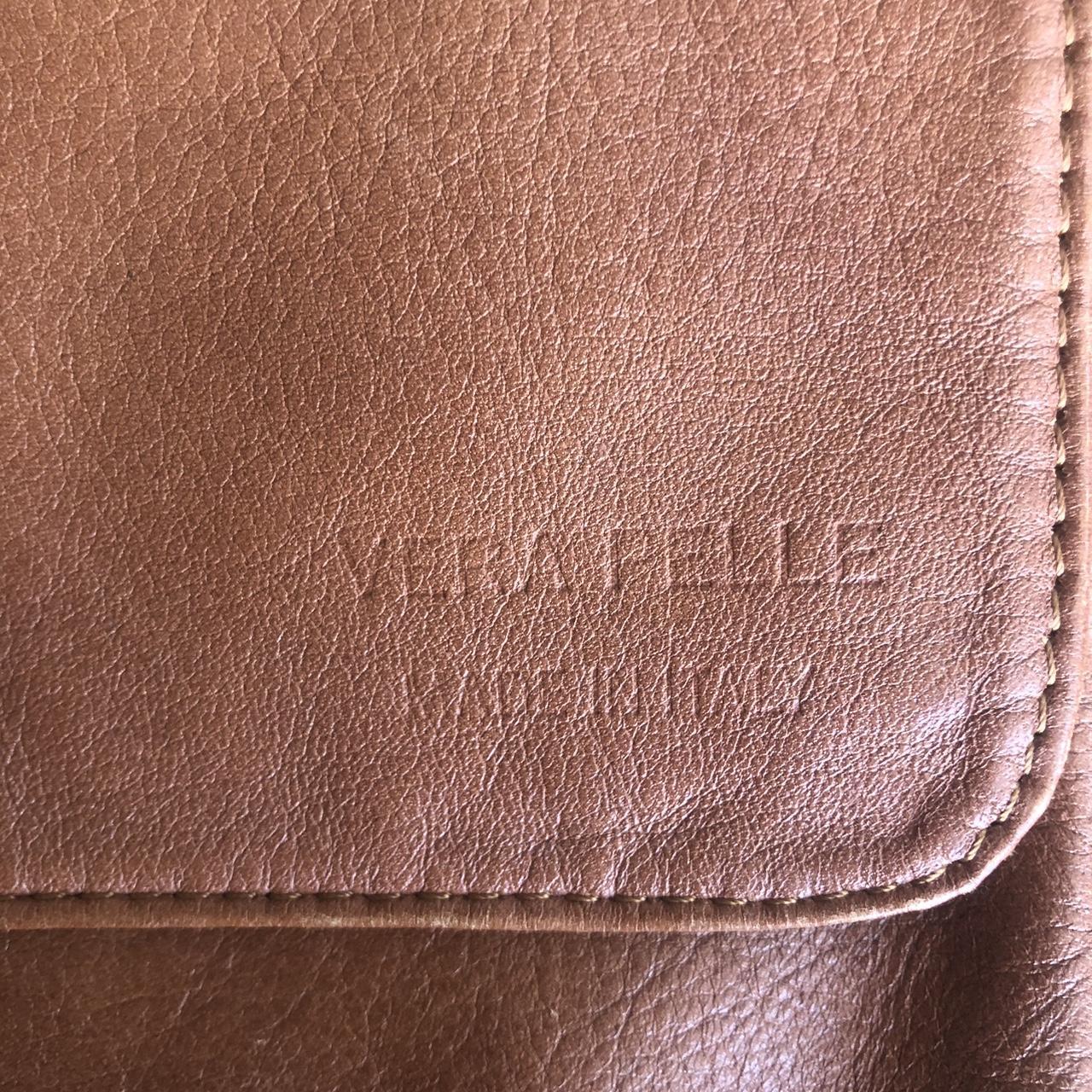 Vera Pelle soft leather shoulder bag. Made in Italy.... - Depop