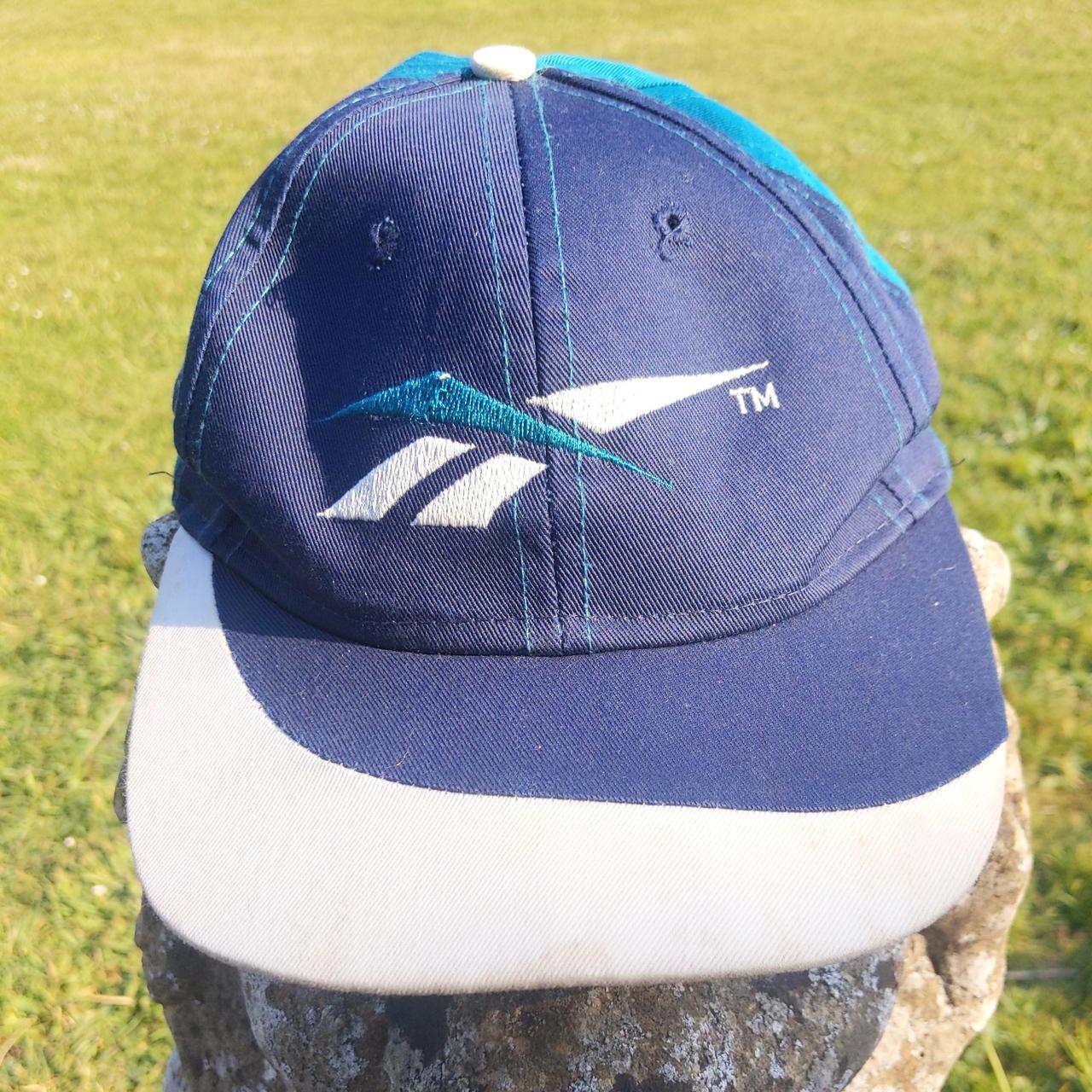 Super wavy vintage 90s adjustable Reebok cap in... - Depop