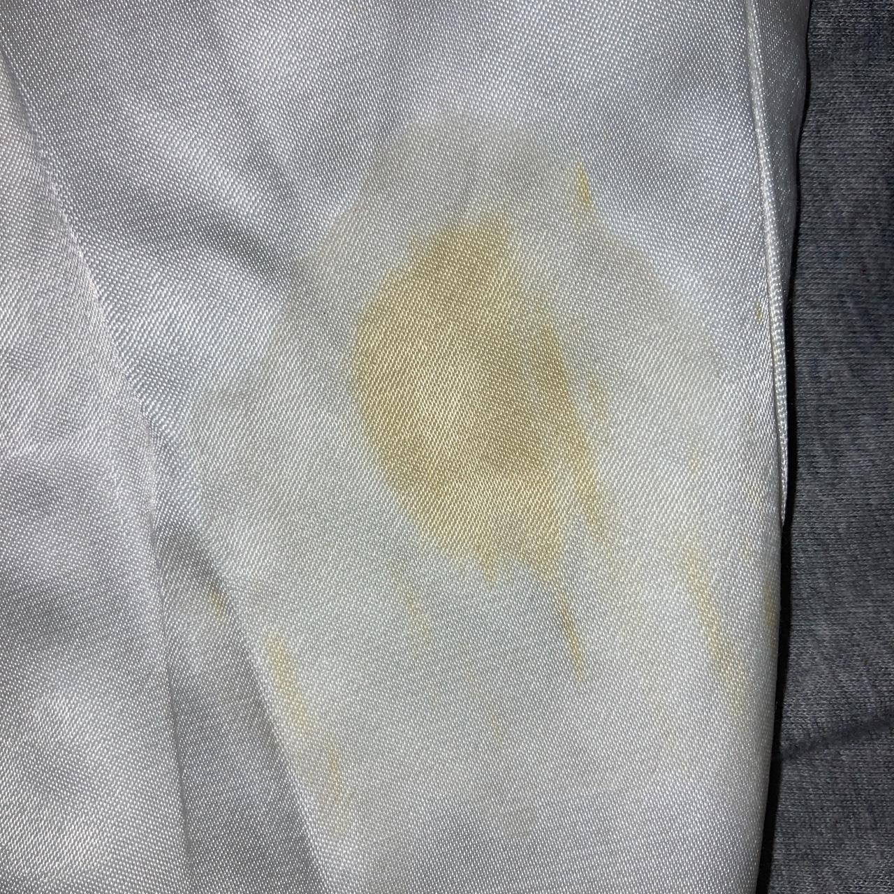 Golf Wang Satin Chinos Is stained and fits more like... - Depop