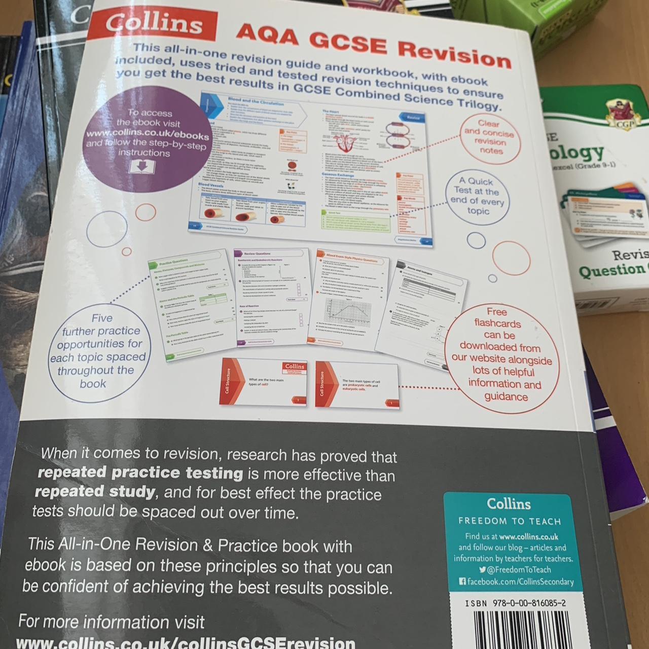 Combined science triology Collins gcse. In good... - Depop