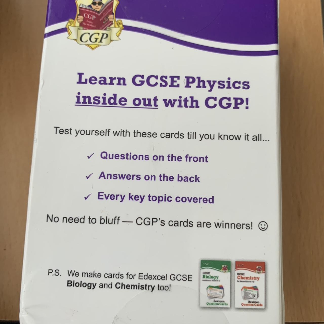 GCSE Physics question cards. Good condition - Depop