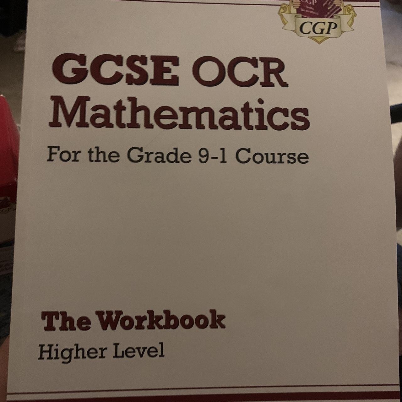 CGP GCSE OCR maths workbook higher level . Great... - Depop