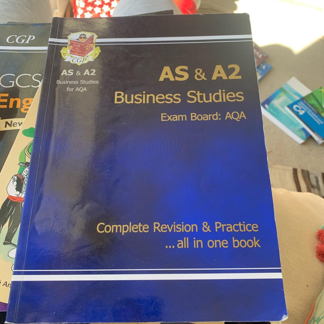 AQA CGP AS and A2 business studies revision and... - Depop