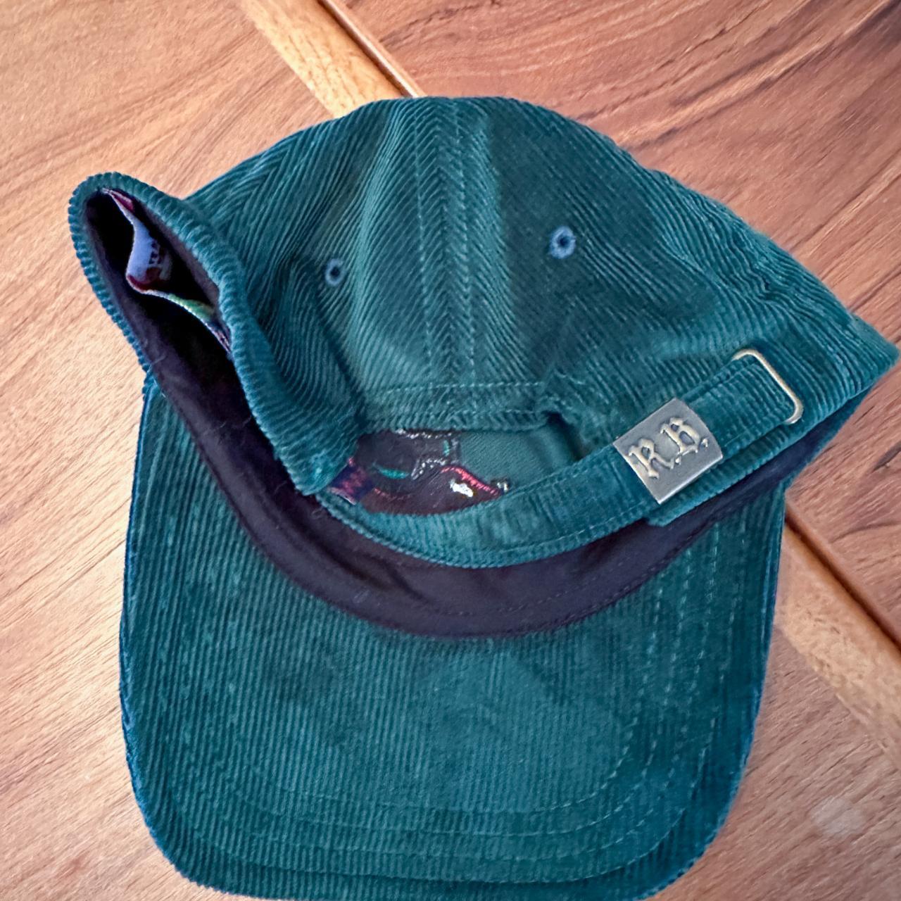 Green corduroy hat from Rowing Blazers with Babar... - Depop