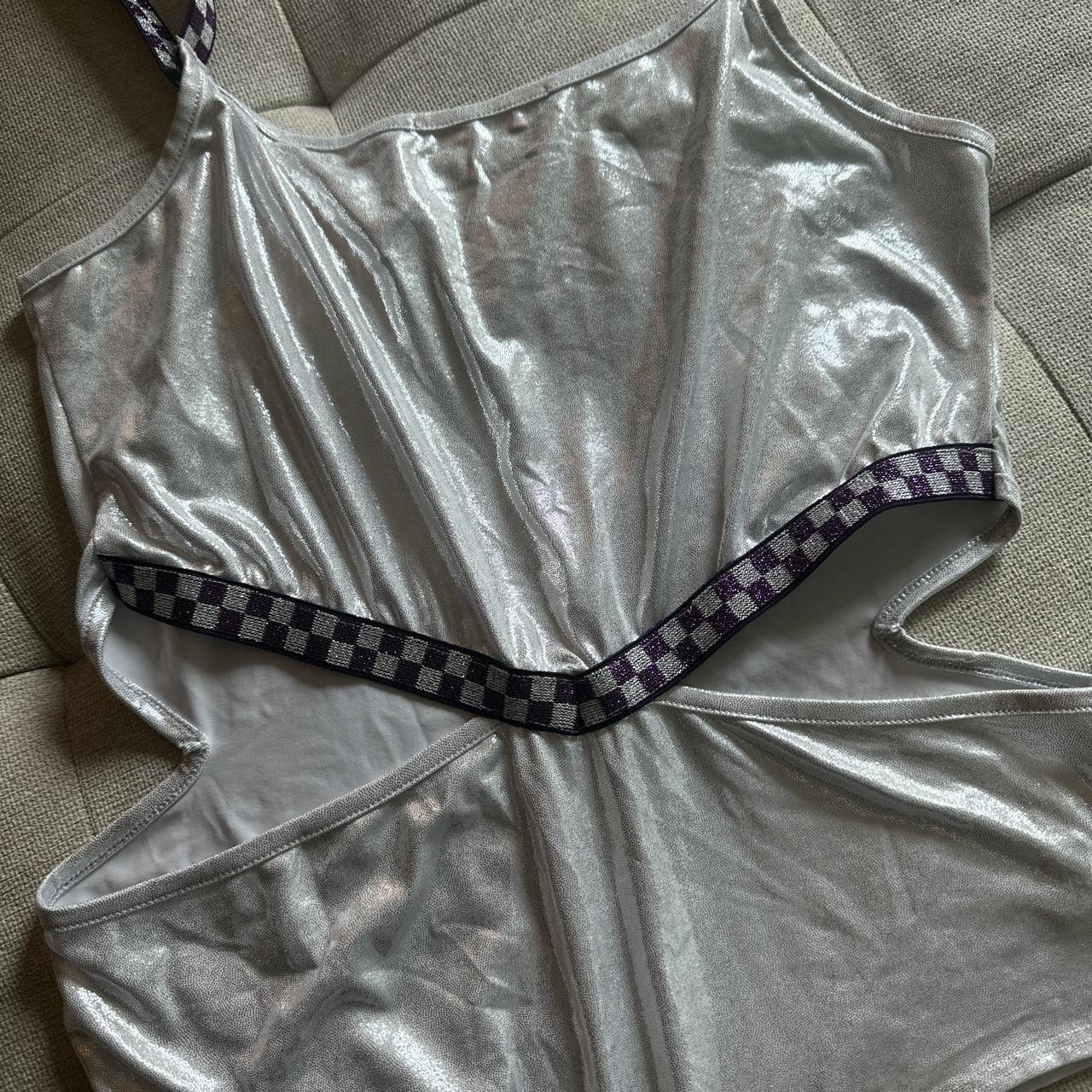 Silver Galactic Metallic Bodysuit #futuristic... - Depop