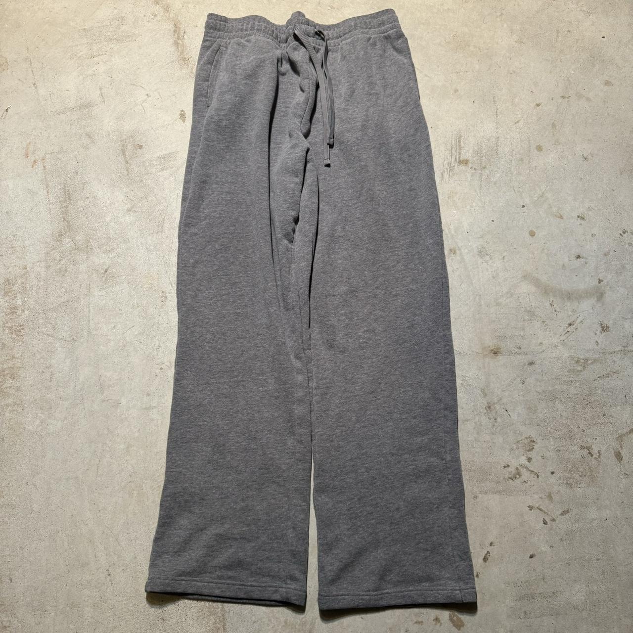 Vintage Tek Gear Flared Grey Sweatpants Used In Depop