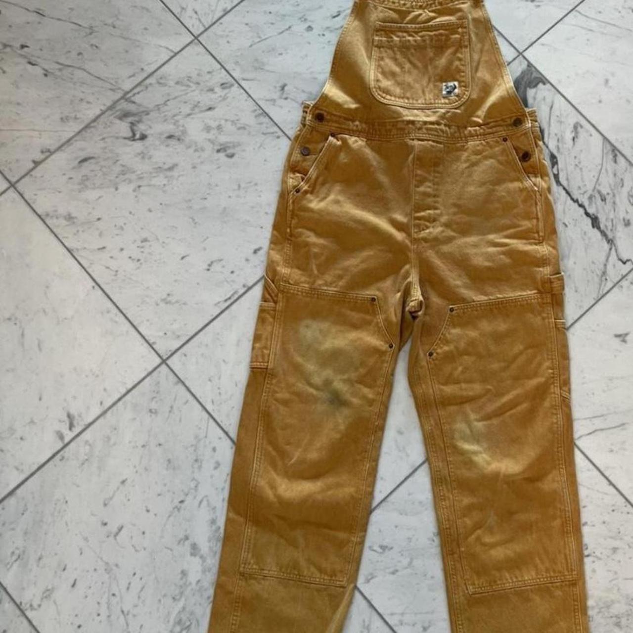 Urban outfitters BDG mustard yellow overalls. Fit me... | Depop