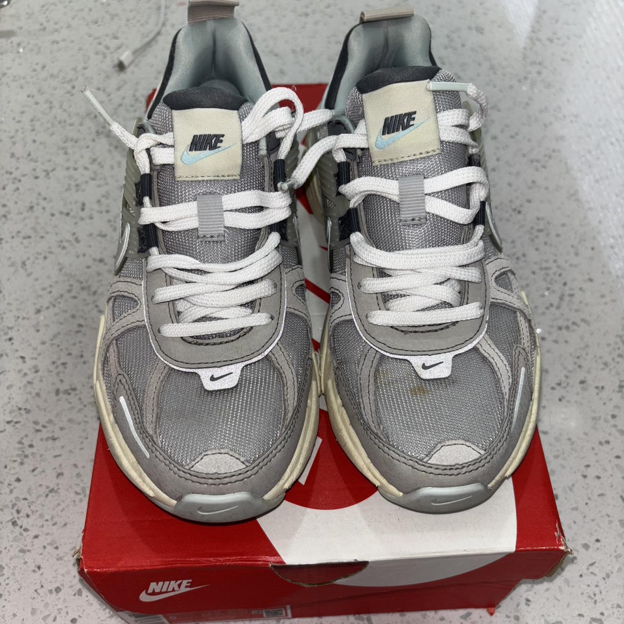 Nike V2K sneakers in blue grey and white | Depop