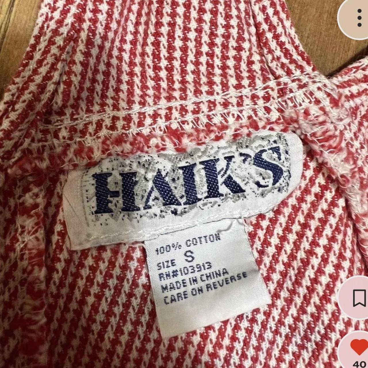 Red and white striped overalls with blu and red... - Depop