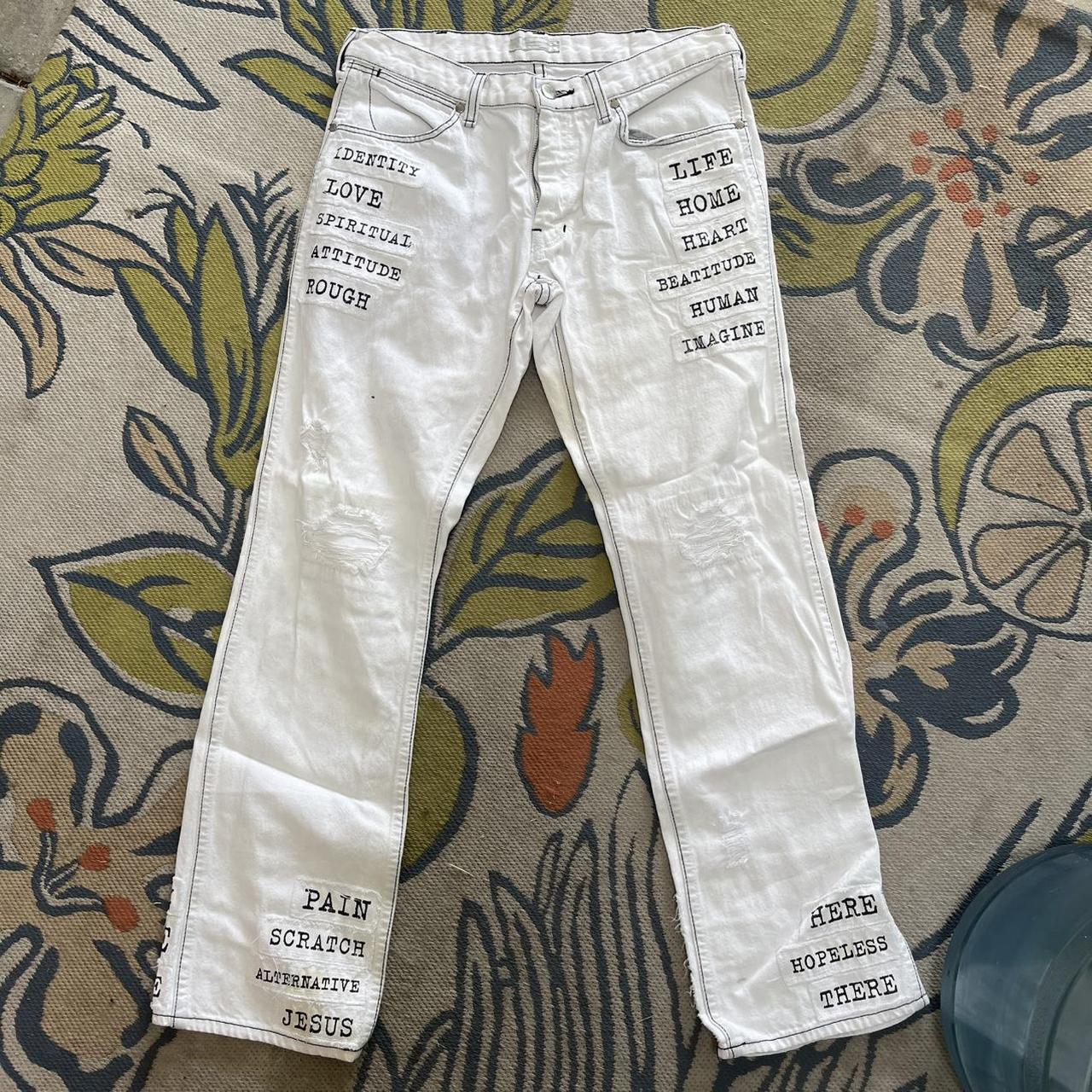 Number (N)ine vintage poem jeans (2002) The Modern... | Depop
